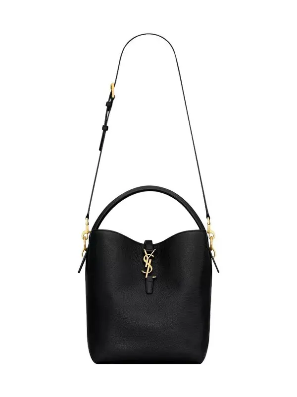 Saint Laurent Le 37 Supple Leather Tote Bag - Black