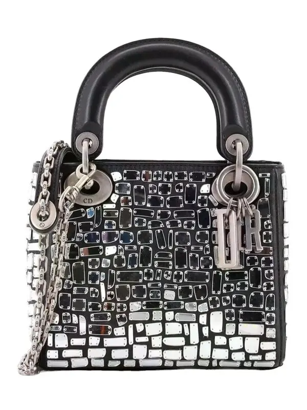 Dior Lady Mini Shoulder Bag - Black