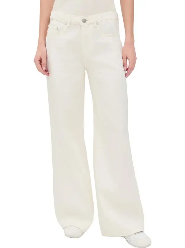 DL1961 Alex Baggy Low Rise Jeans - Eggshell Aura