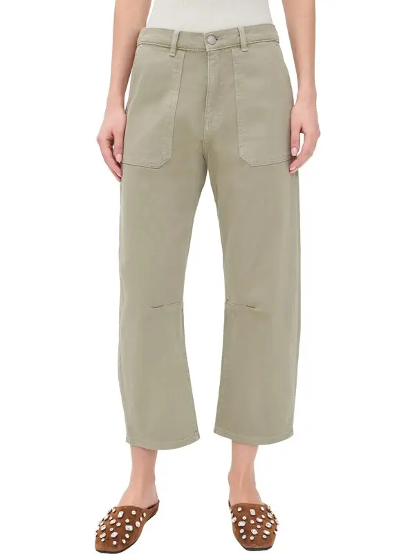 DL1961 Billie Barrel Jogger Pants - Dried Sage