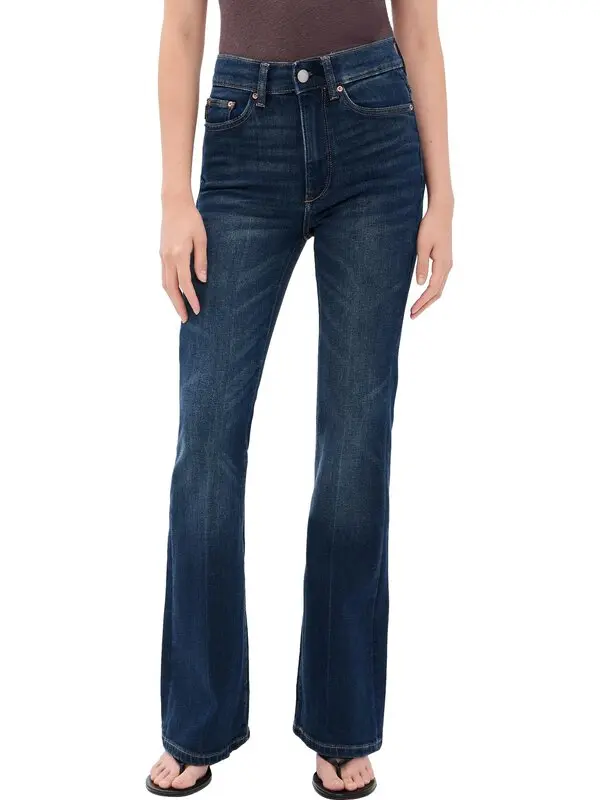 DL1961 Bridget Bootcut High-rise Instasculpt Jeans - Sea Front