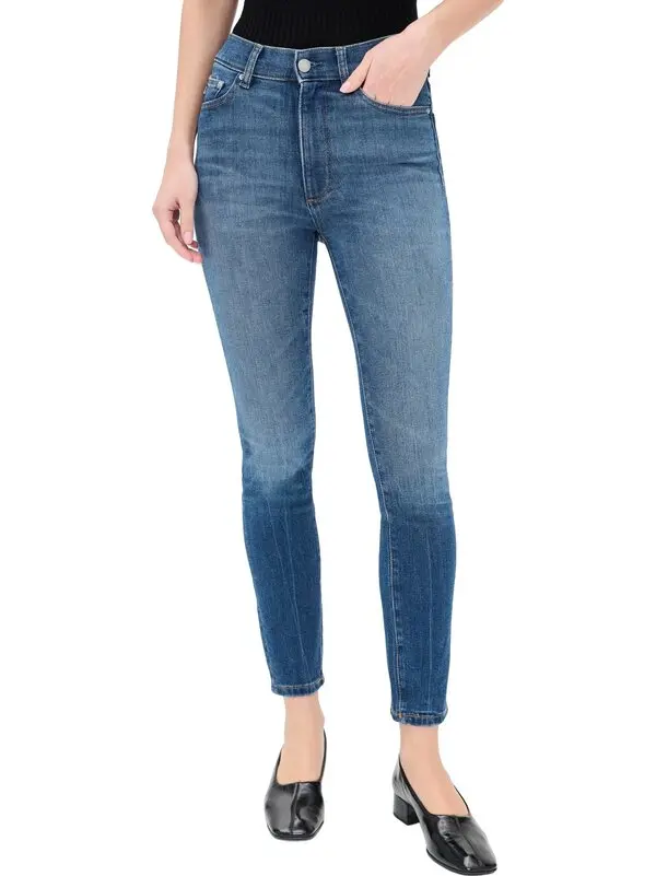 DL1961 Farrow Ankle Skinny Jeans - Blue Horizon