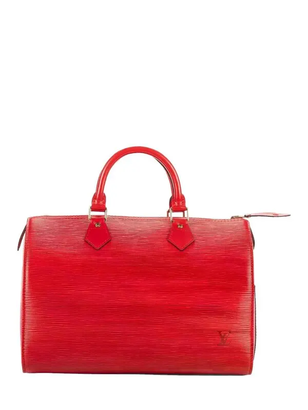 LOUIS VUITTON Speedy 30 Tote Bag - Red