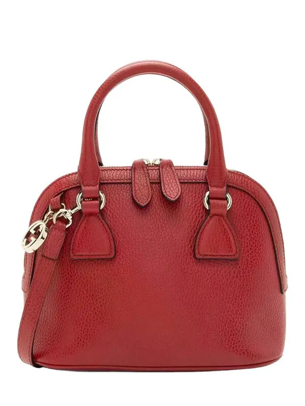 Gucci Logo-charm Tote Bag - Red