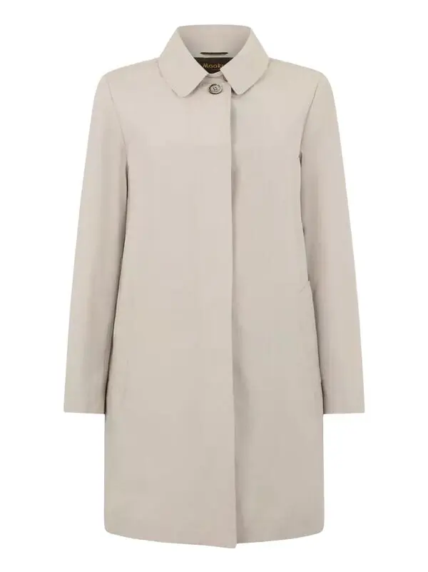 MOORER Collared Parka Coat - Neutrals