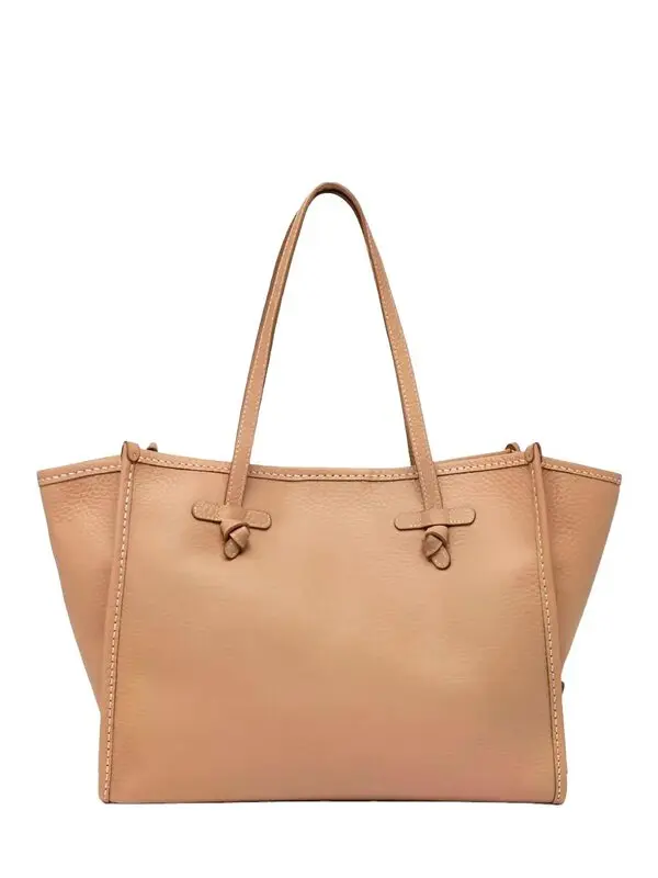 GIANNI CHIARINI Marcella Knotted Shoulder Bag - Neutrals