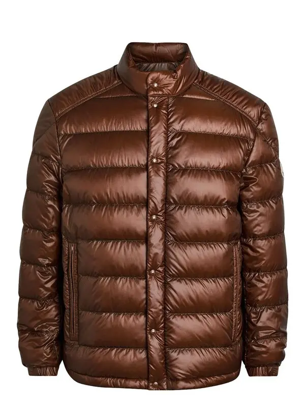 Moncler Quilted Shell Jacket - Brown
