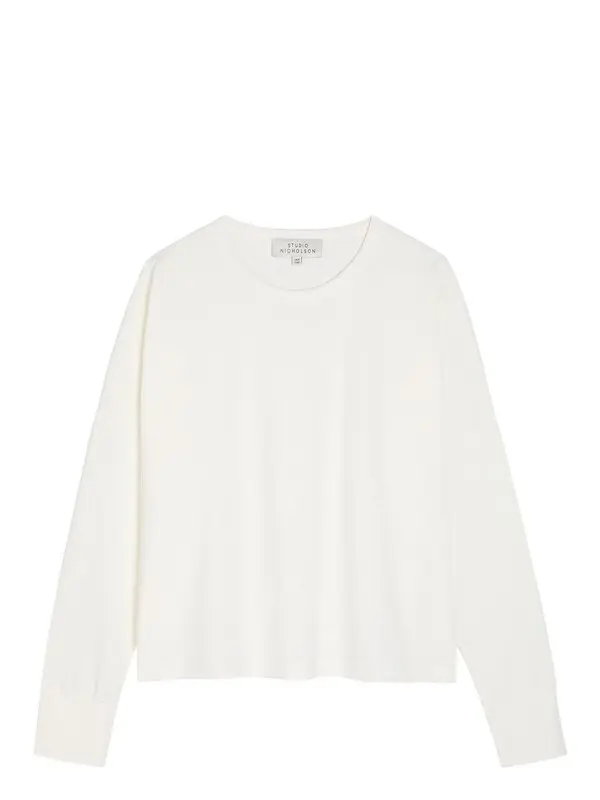 Studio Nicholson Continuity Cotton T-shirt - White