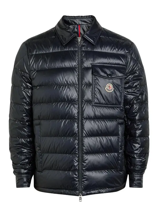 Moncler Mourillion Logo Shell Jacket - Navy