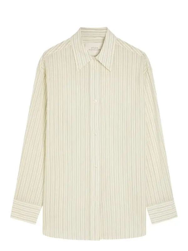 Studio Nicholson Rouen Wool Shirt - Cream