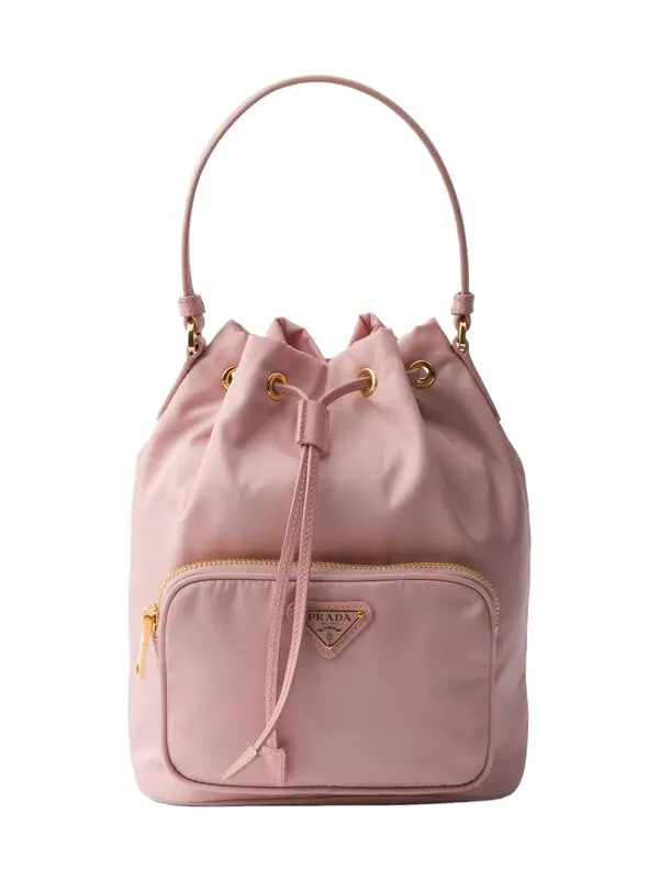 Prada Duet Re-nylon Bucket Bag - Pink