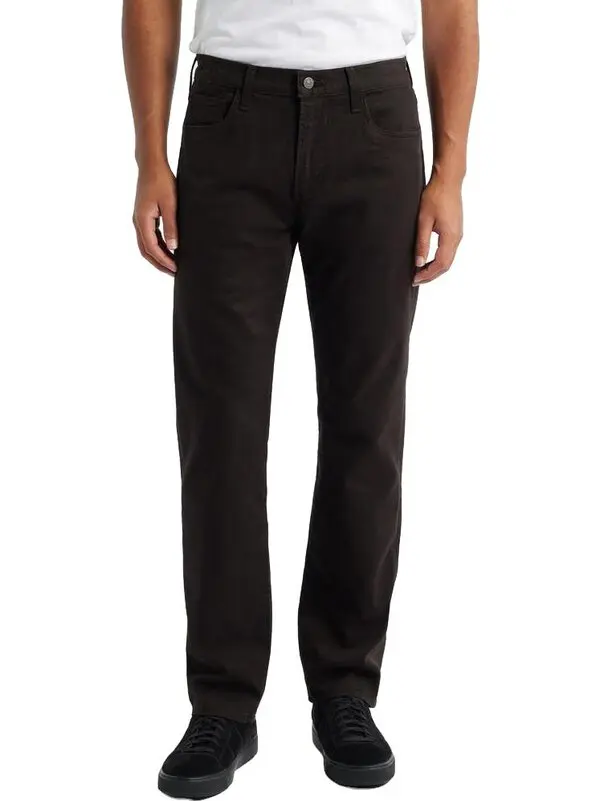 Citizens Of Humanity Elijah Straight Cashmere Touch Twill Pants - Toast Dark Brown