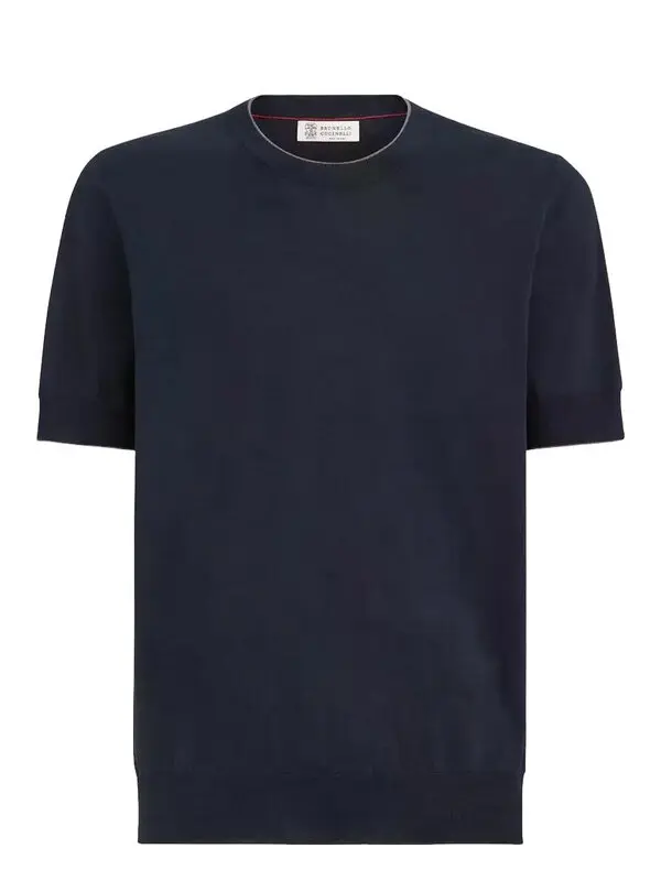 Brunello Cucinelli Cotton T-shirt - Blue