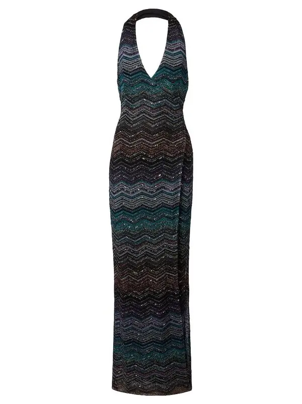 Missoni Sequined Lamé Gown - Multicoloured