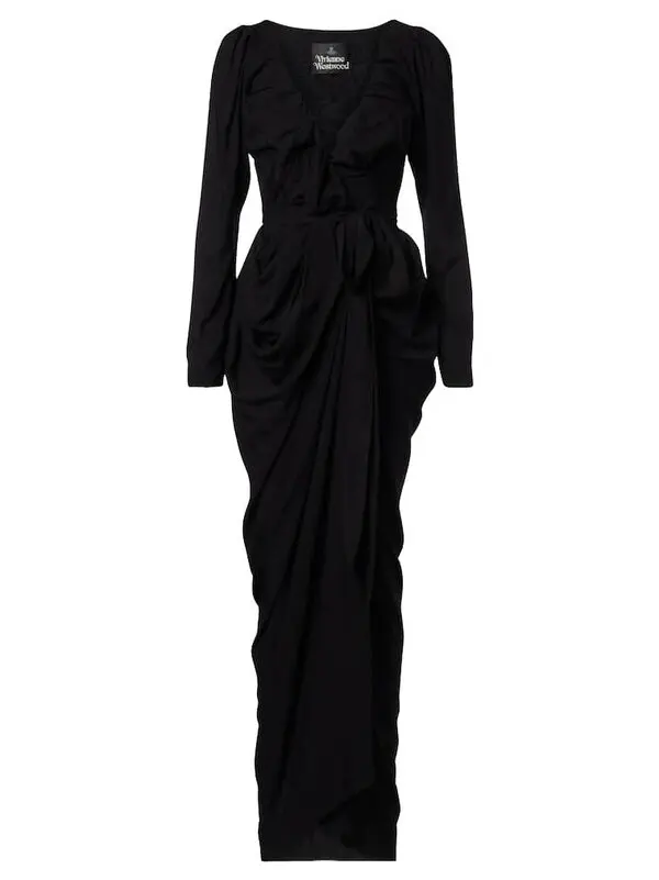 VIVIENNE WESTWOOD Kendall Wrap Dress - Black