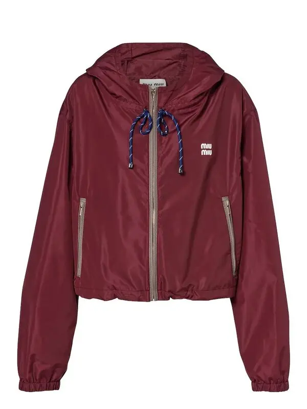 Miu Miu Technical Jacket - Burgundy