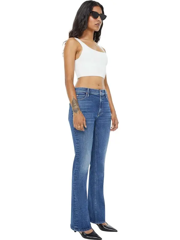 MOTHER Petites The Lil Runaway Prized Possession Jeans - Blue