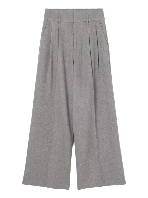 JAMES PERSE Pleated Trousers - Grey