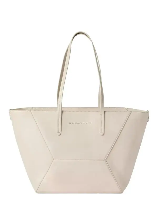 Brunello Cucinelli Small Duo Tote Bag - Neutrals