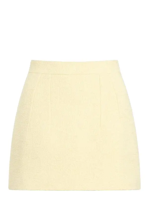 Patou Iconic Mini Skirt - Yellow
