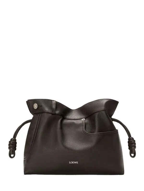 Loewe Medium Flamenco Clutch - Black