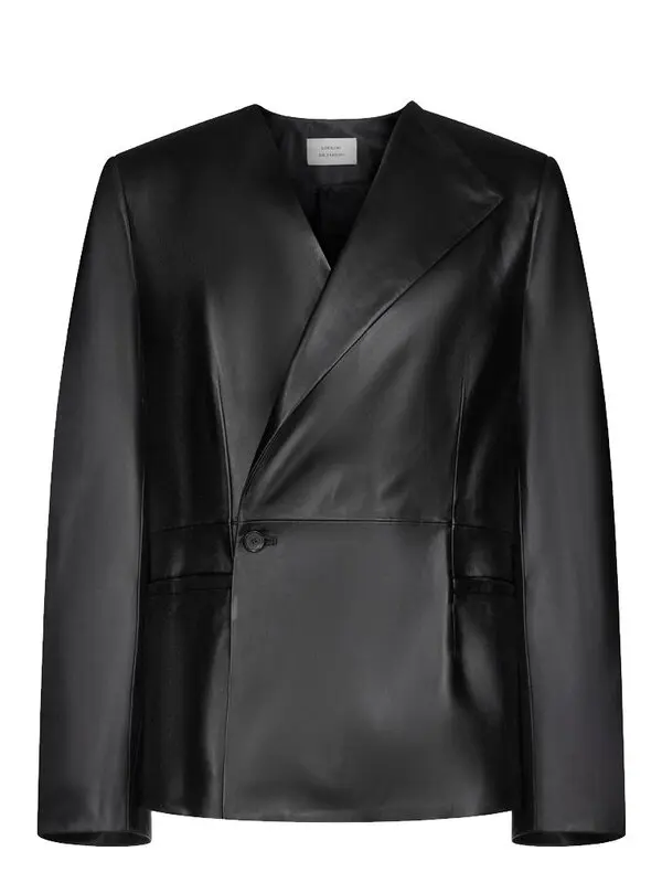Loulou De Saison Paoli Leather Jacket - Black