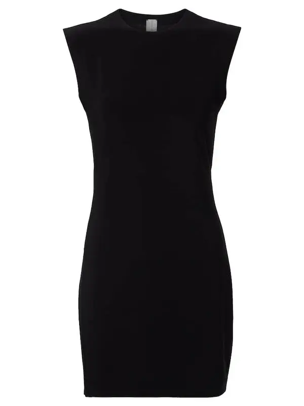 Norma Kamali Jersey Minidress - Black