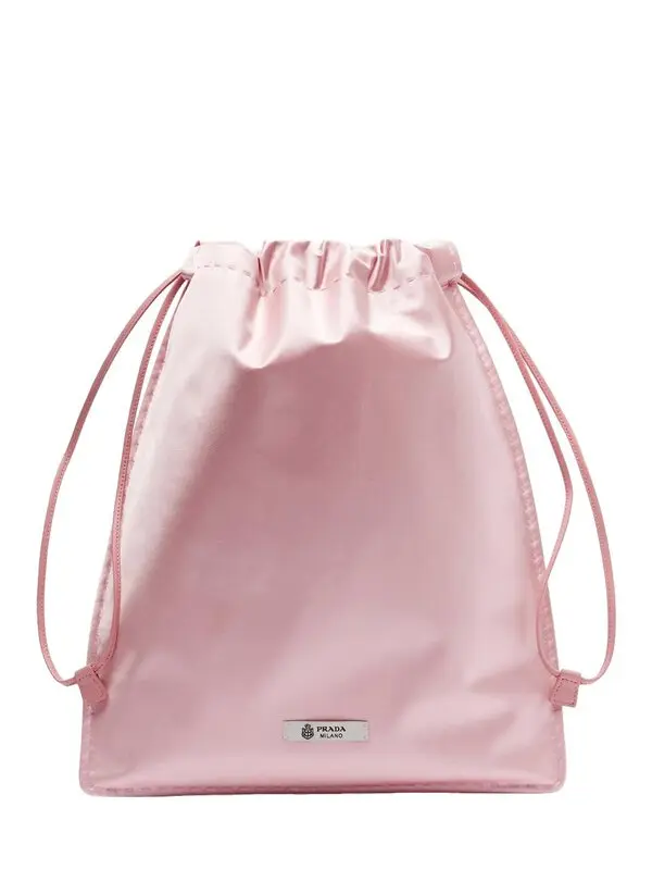Prada Silk Satin Pouch - Pink