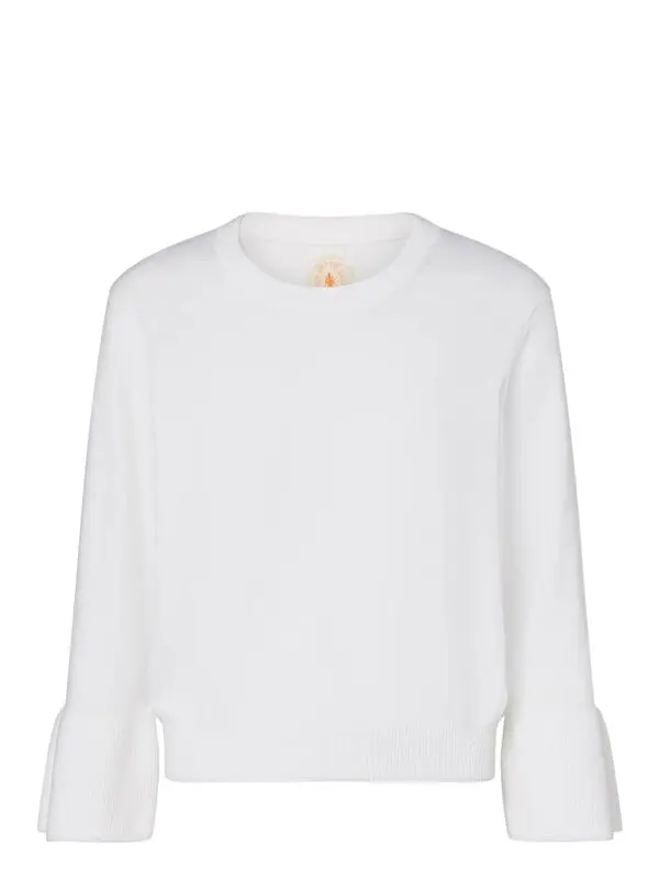 Jardin Des Orangers Cotton And Cashmere Crewneck Sweater - White