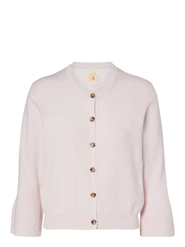 Jardin Des Orangers Cotton And Cashmere Cardigan - Pink