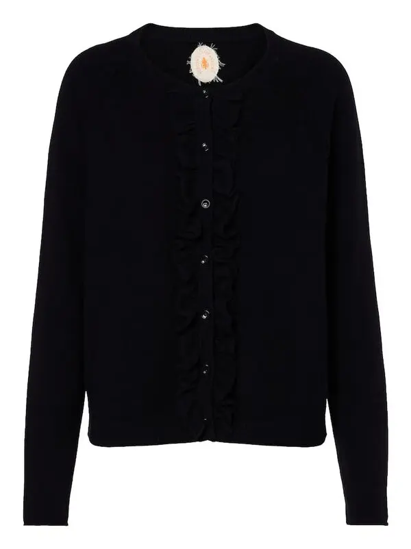 Jardin Des Orangers Cotton And Cashmere Cardigan - Black