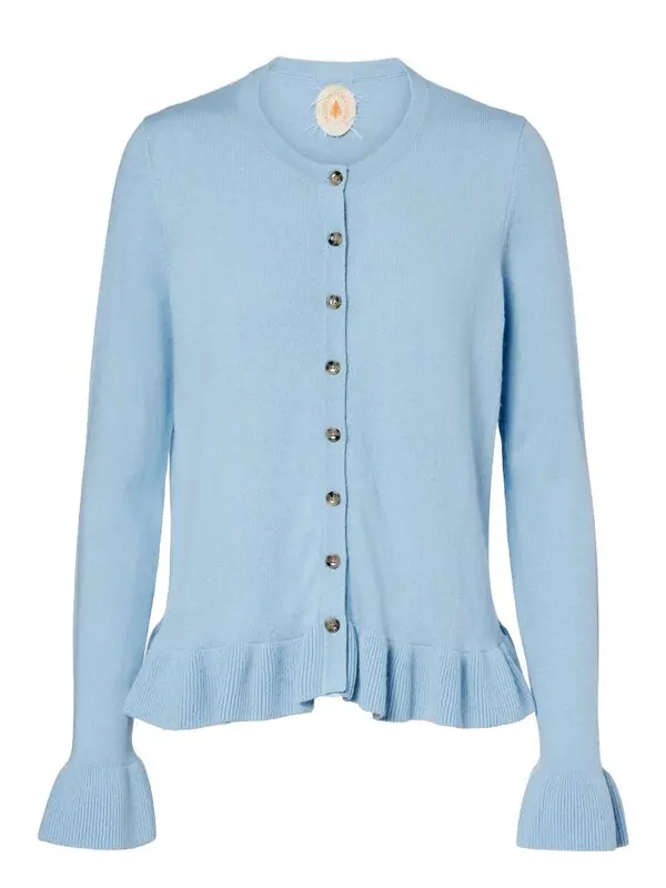 Jardin Des Orangers Cotton And Cashmere Cardigan - Blue