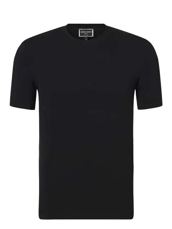 Giorgio Armani Icon Jersey T-shirt - Black