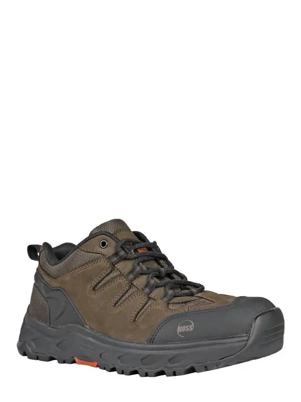 HOSS BOOT COMPANY Eric Low Composite Toe Work Shoe - Brown