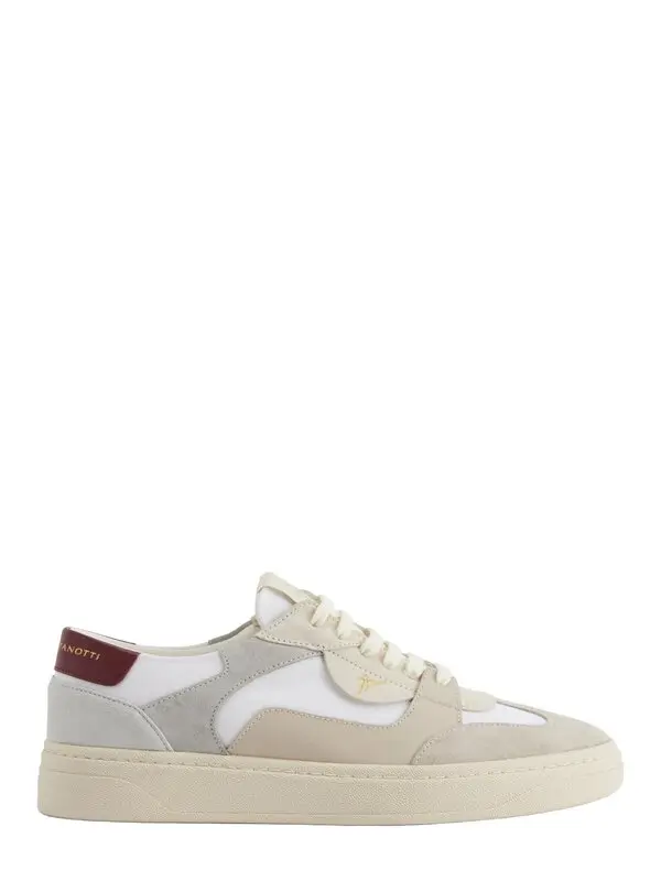 GIUSEPPE ZANOTTI Low-top Lace-up Sneakers - White