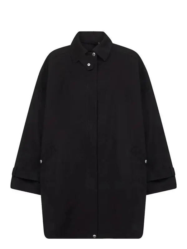 TOTEME Oversized Trench Jacket - Black