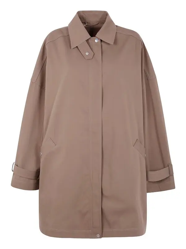 TOTEME Oversized Trench Jacket - Brown