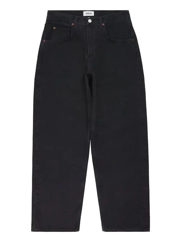 AGOLDE Fusion Balloon Jeans - Black