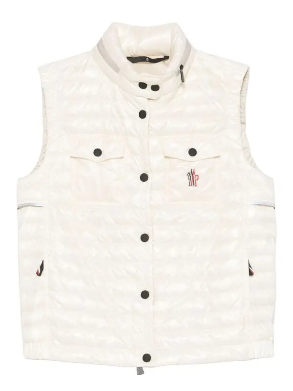 Moncler Gumiane Down Vest - White