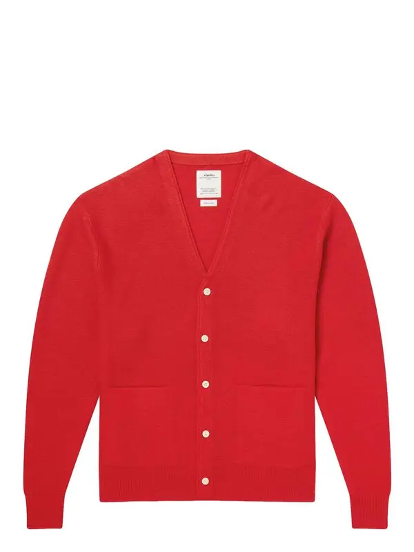 Visvim Selmer Wool Cardigan - Red
