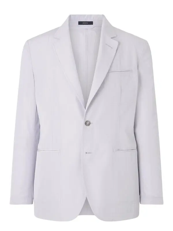 TOM FORD Parachute Poplin Blazer - Silver