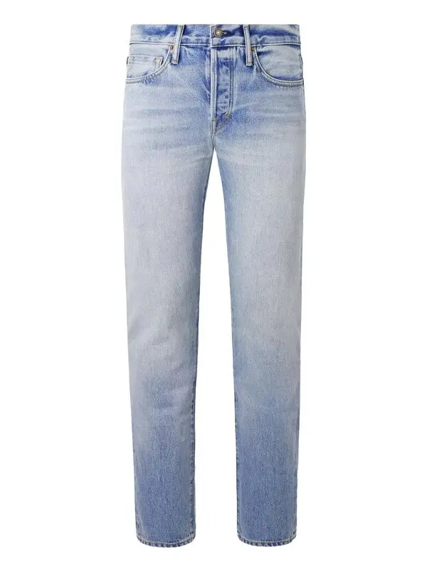 TOM FORD Slim-fit Selvedge Jeans - Blue