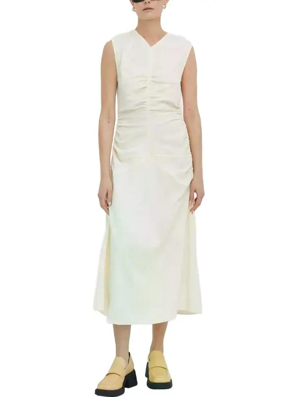 Day Birger Et Mikkelsen Gathered Midi Dress - White