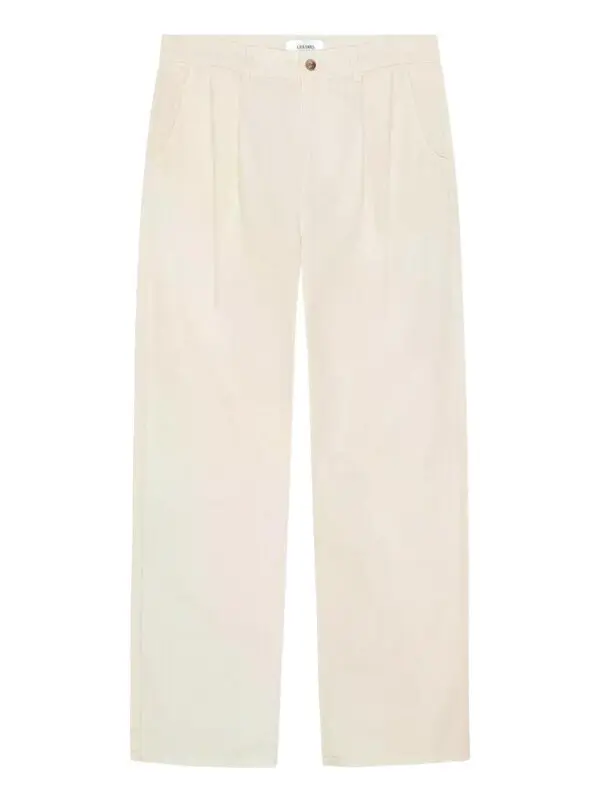 LES DEUX Pleated Trousers - Neutrals
