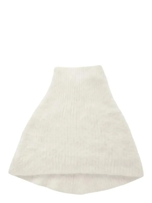 TOTEME Ribbed Alpaca-blend Neck Warmer - Cream