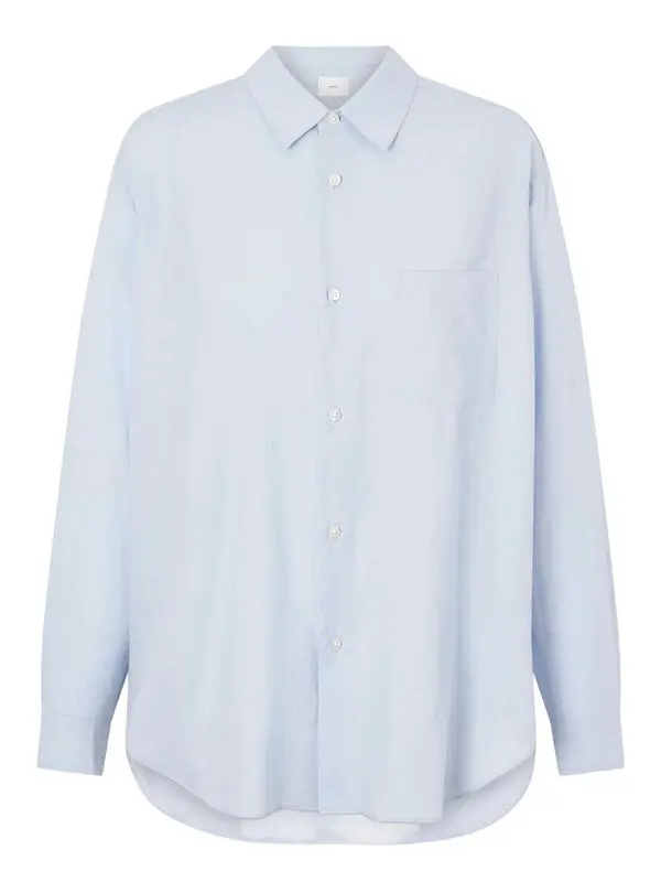 SSSTEIN Suvin Cotton-poplin Shirt - Blue