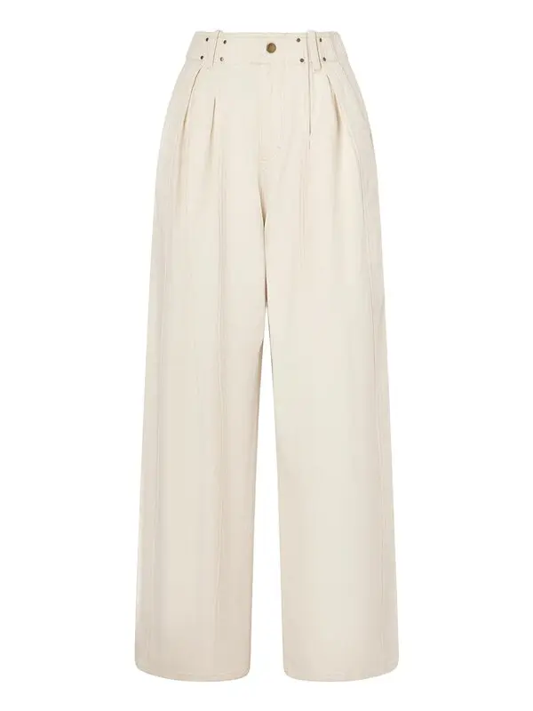 Isabel Marant Ireme Wide-leg Jeans - Ecru