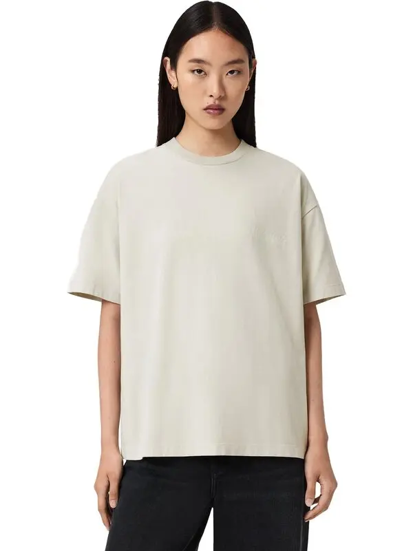 ALLSAINTS Odyssey Etta Oversized T-shirt - Mint Green
