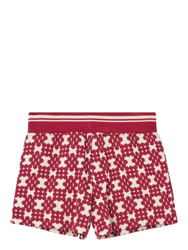 Dries Van Noten Jacquard-knit Shorts - Red