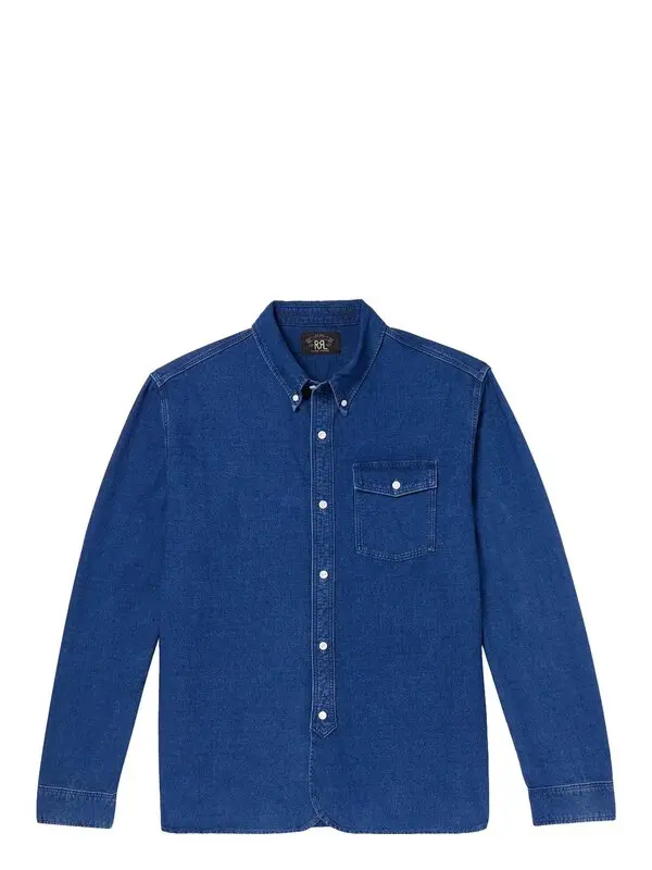 Ralph Lauren Button-down Collar Cotton Oxford Shirt - Blue